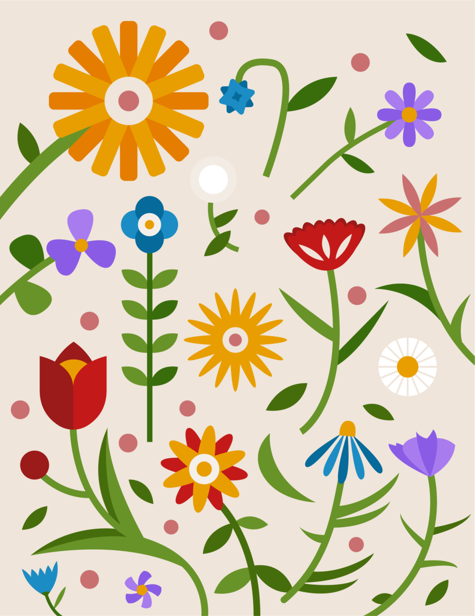 Flowerscape by ArticaVisuals on Dribbble