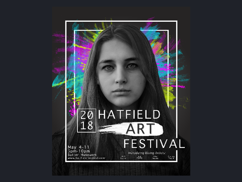 Art Festival Poster by Janet M on Dribbble