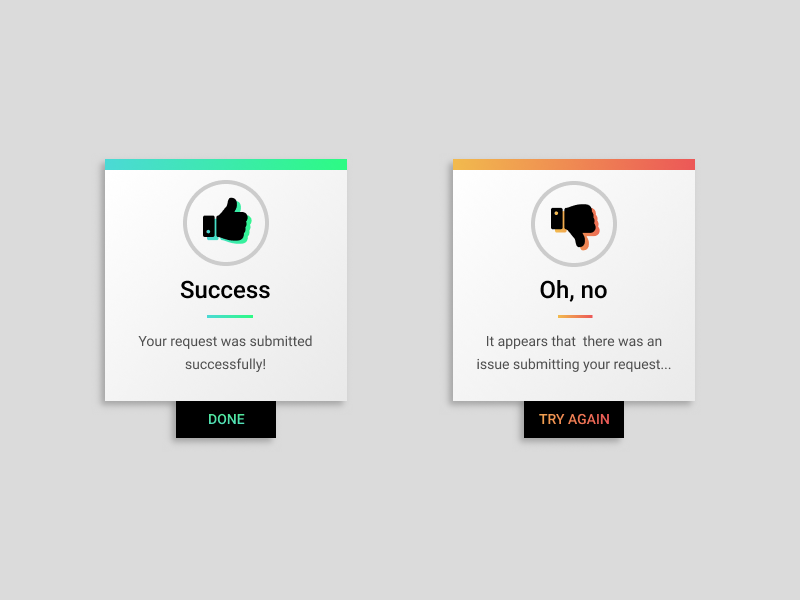 Daily UI 011: Flash Message by Alex Avila on Dribbble