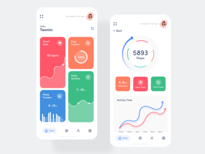 Fitness App designs, themes, templates and downloadable graphic ...