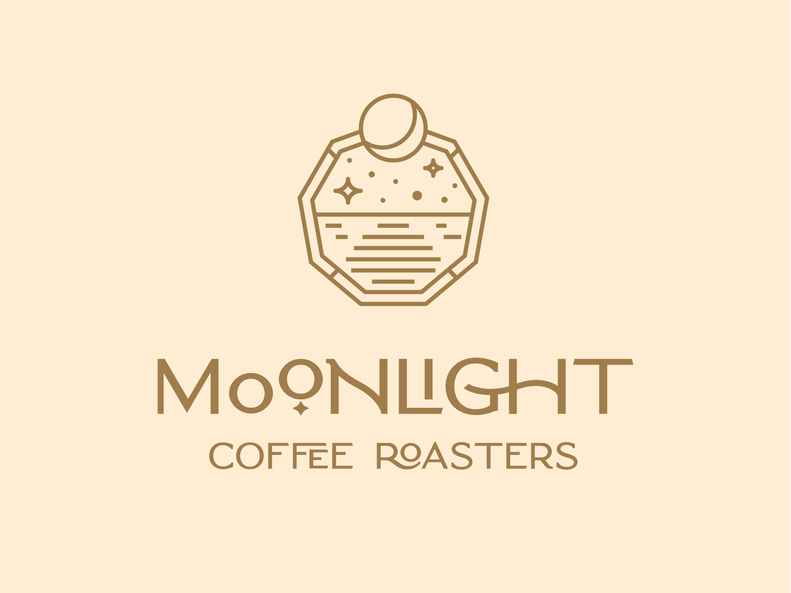 Moonlight Coffee Roasters Logo by Adam Feller on Dribbble