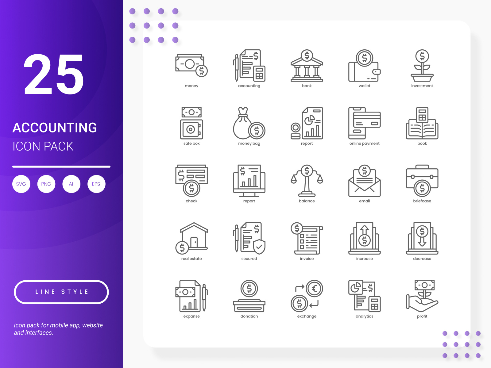 Accounting Icon Pack by Yogi Aprelliyanto on Dribbble