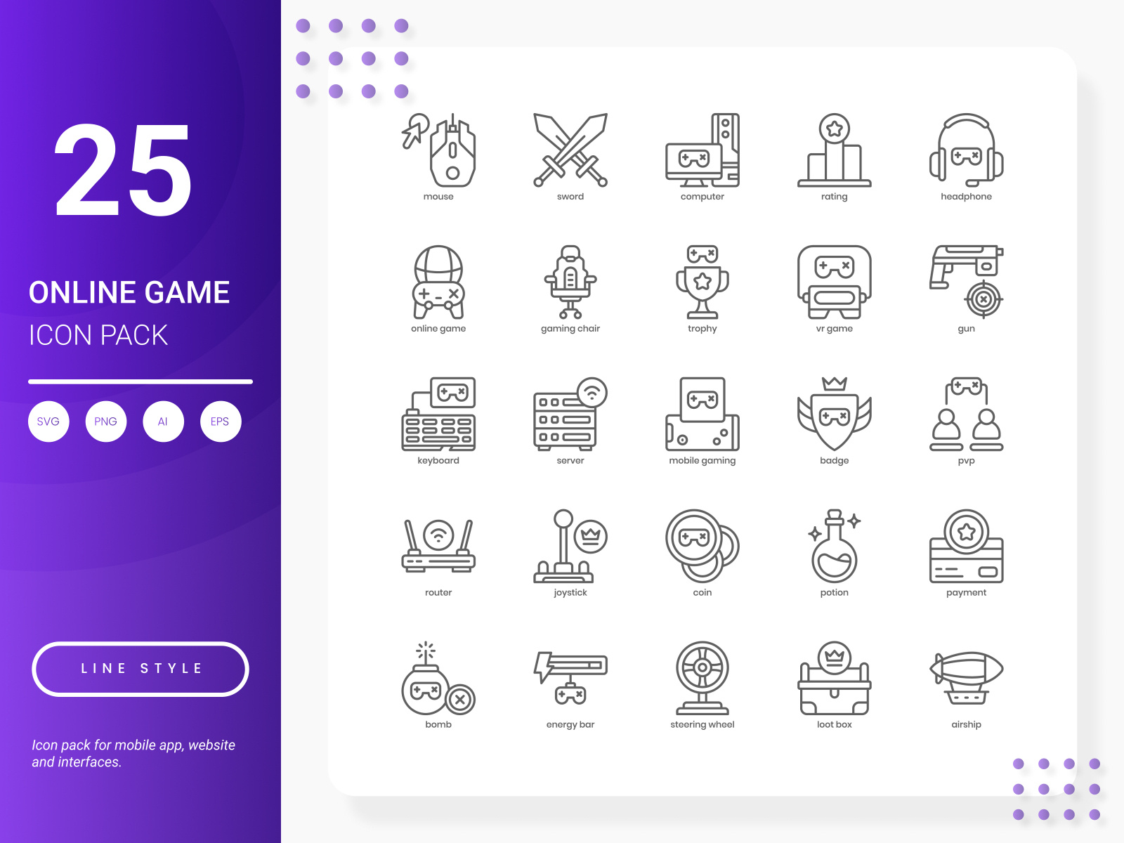 Online Game Icon Pack by Yogi Aprelliyanto on Dribbble