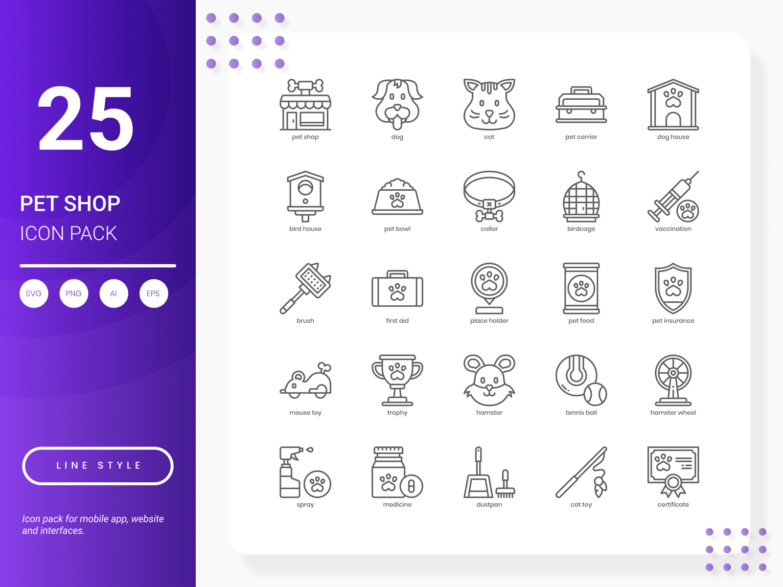 Pet Shop Icon Pack by Yogi Aprelliyanto on Dribbble