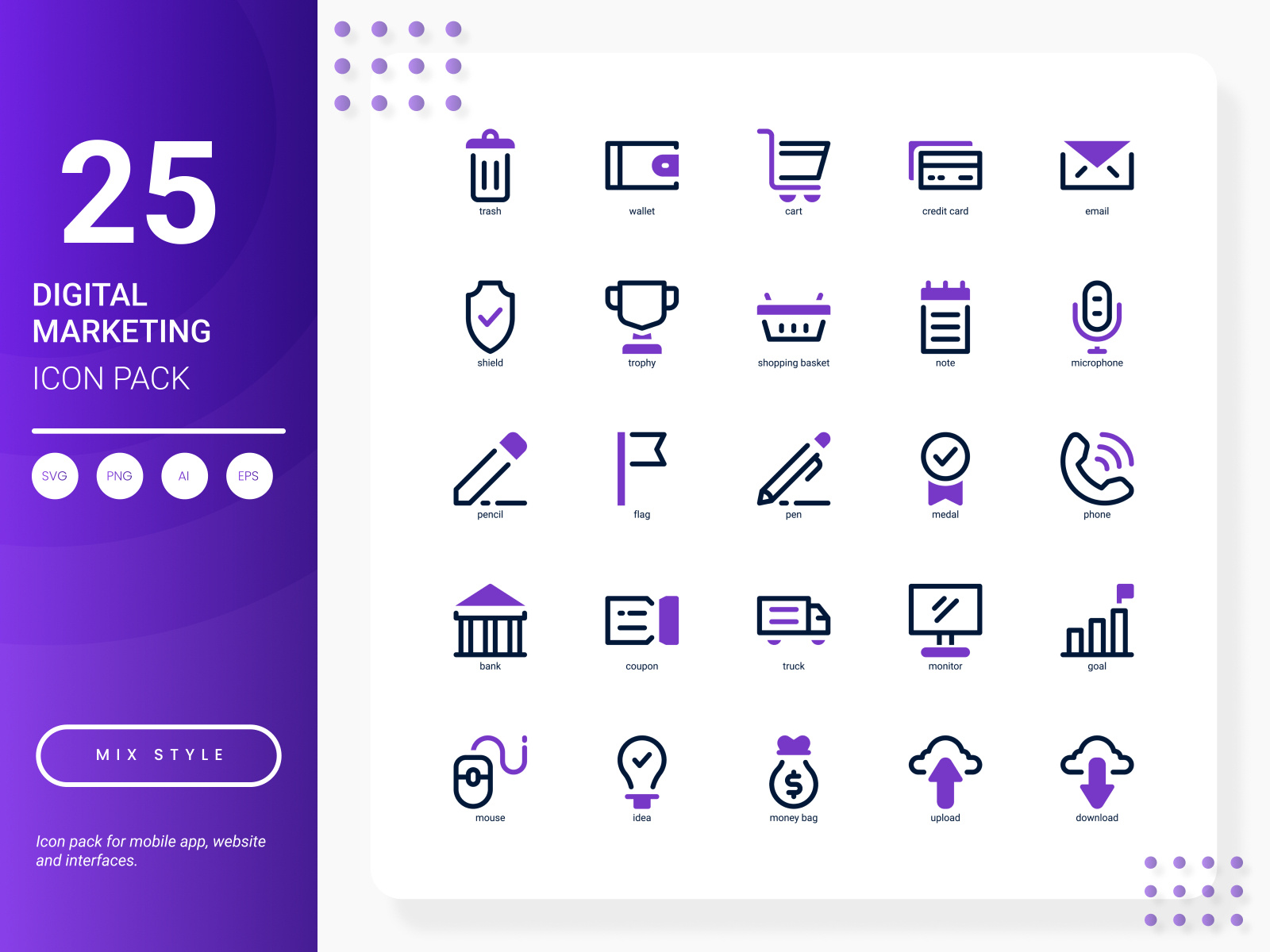 Digital Marketing Icon Pack by Yogi Aprelliyanto on Dribbble