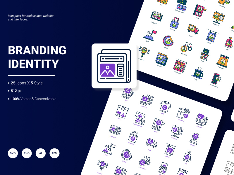 Branding Identity Icon Pack by Yogi Aprelliyanto on Dribbble