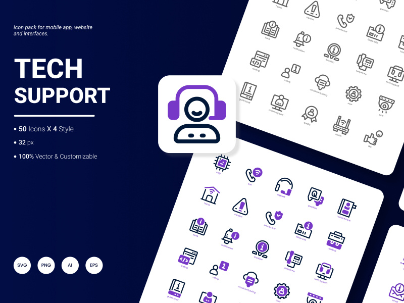 Tech Support Icon Pack by Yogi Aprelliyanto on Dribbble