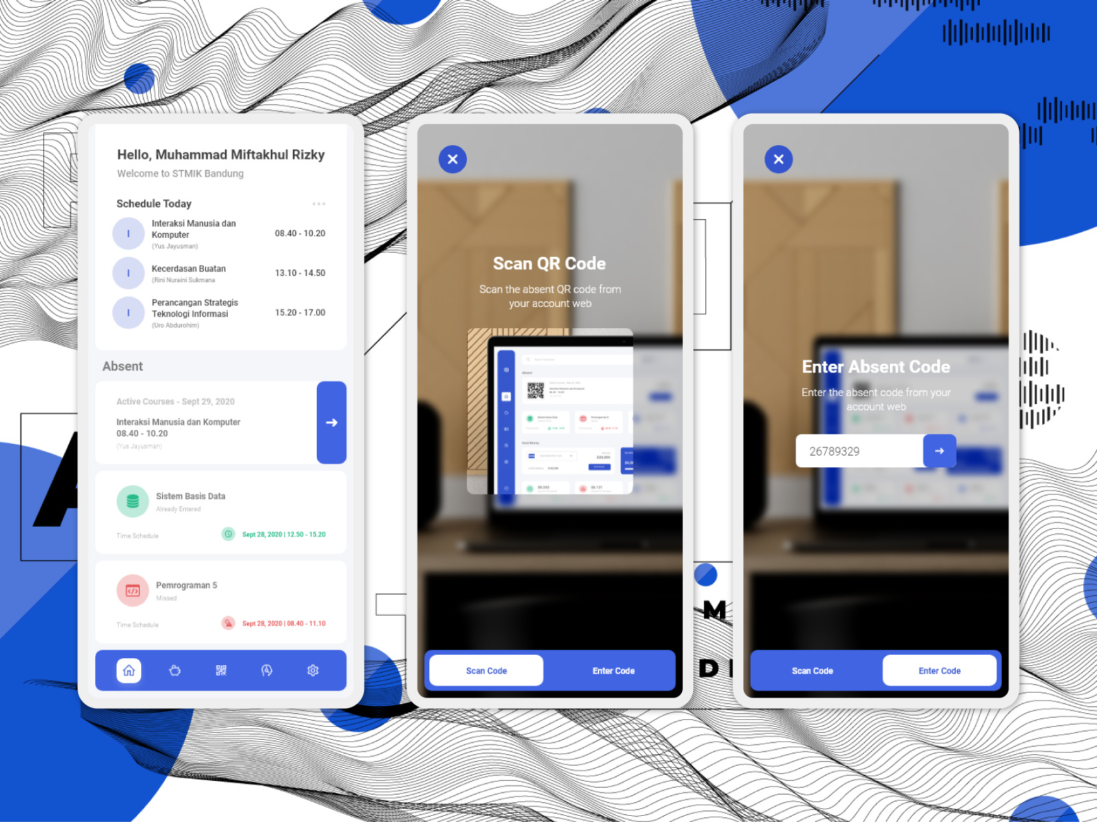 University Schedule Mobile App by Miftakhul Rizky on Dribbble