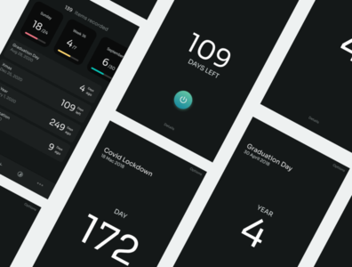 Dark Mode App design by Alexander Dischberg on Dribbble