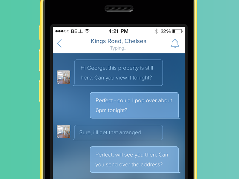 Inside Chat by George Gliddon on Dribbble