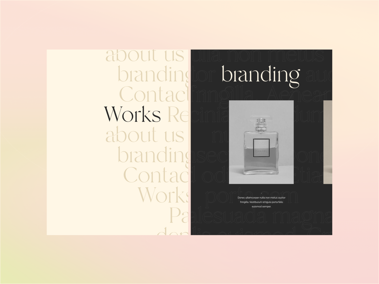 Website - layout by Fanny Raffenot on Dribbble