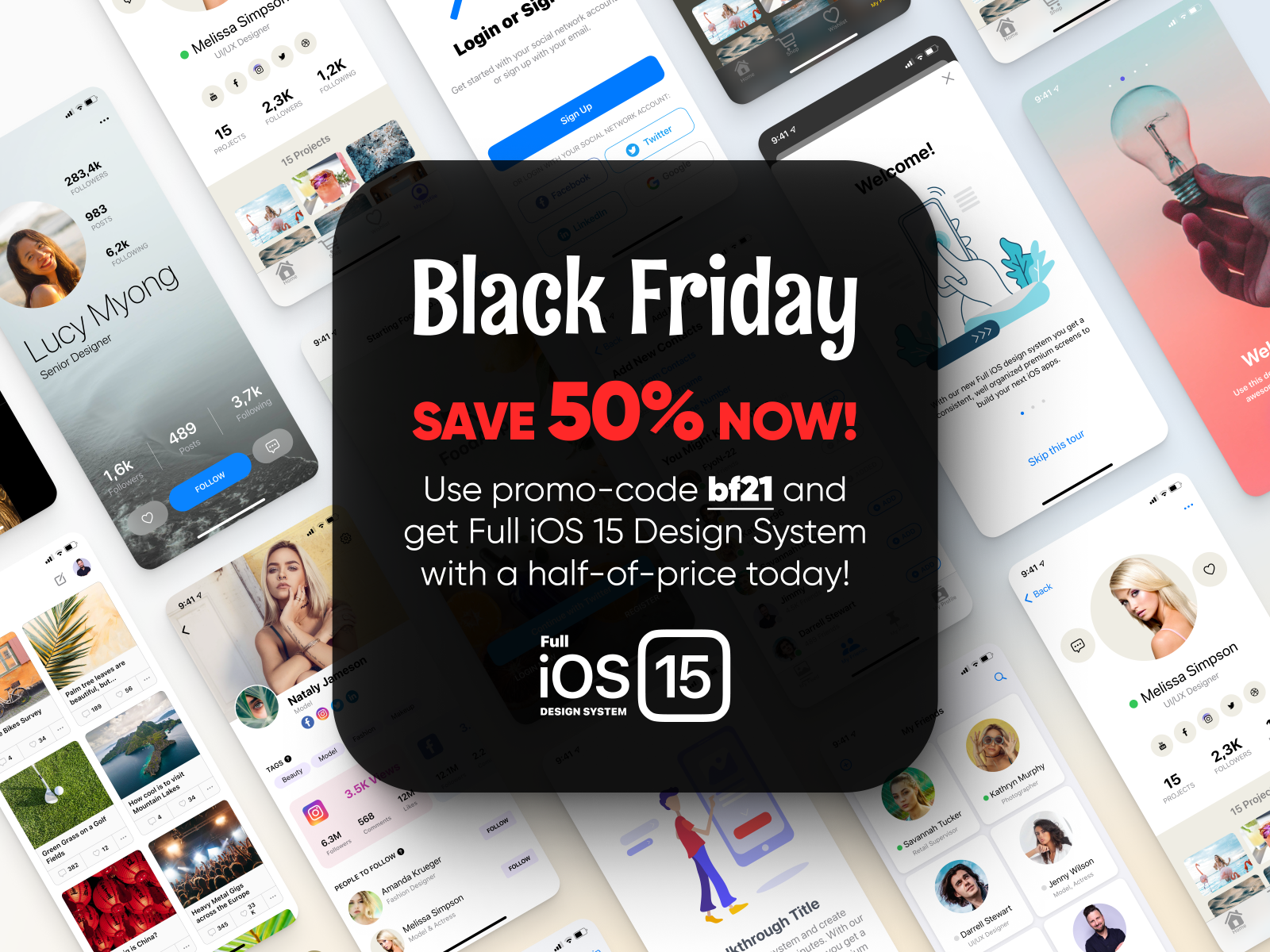 Full Ios 15 Design System And Ui Kit — Black Friday Discount By Kolpikov