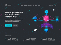 netdata geometric logo identity by Christos on Dribbble