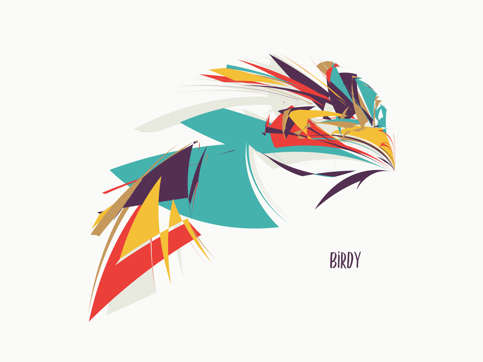 Birdy vector cover illustration by Christos on Dribbble