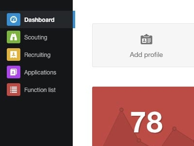 App menu by Ralph on Dribbble