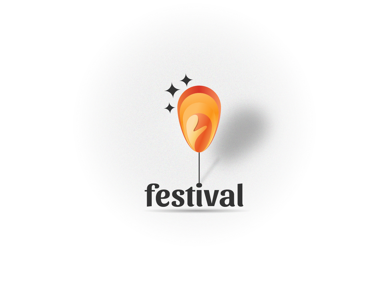 Festival Logo | F + Balloon Logo Concept by Nasir Uddin | Logo Designer ...