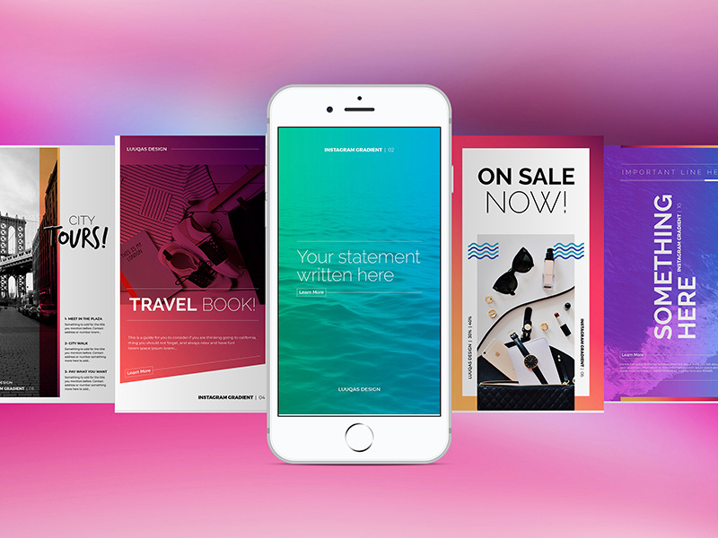 Gradient Social Media Pack by luuqas design on Dribbble