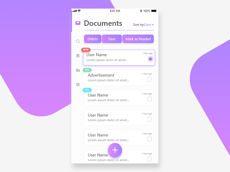 Mail App Design v2 by Hüseyin Gayiran on Dribbble