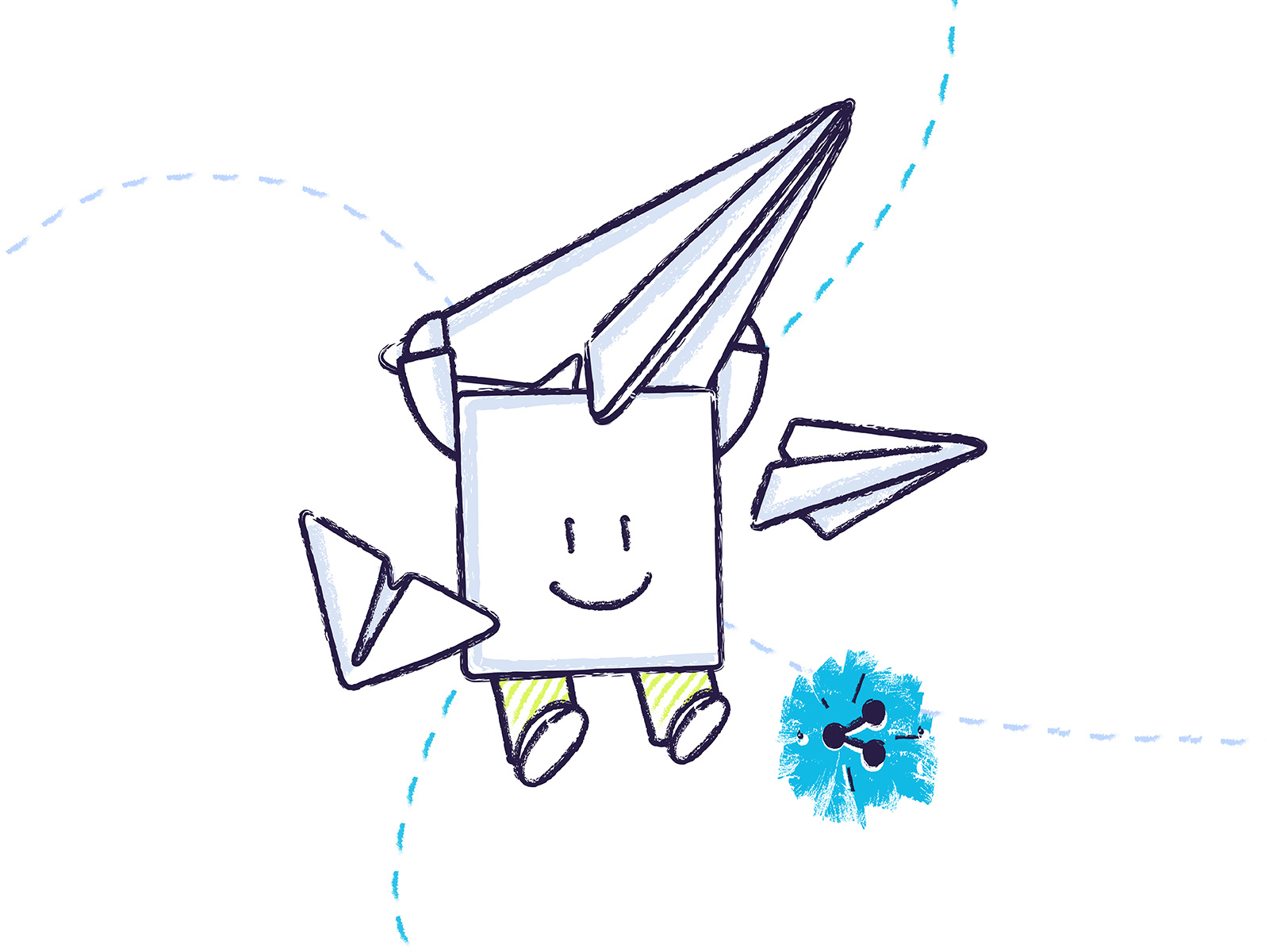 Digital illustration by Anastasia Korpacheva on Dribbble