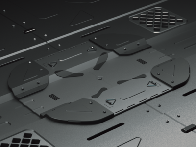 Futuristic plate by AlexeySakuta on Dribbble