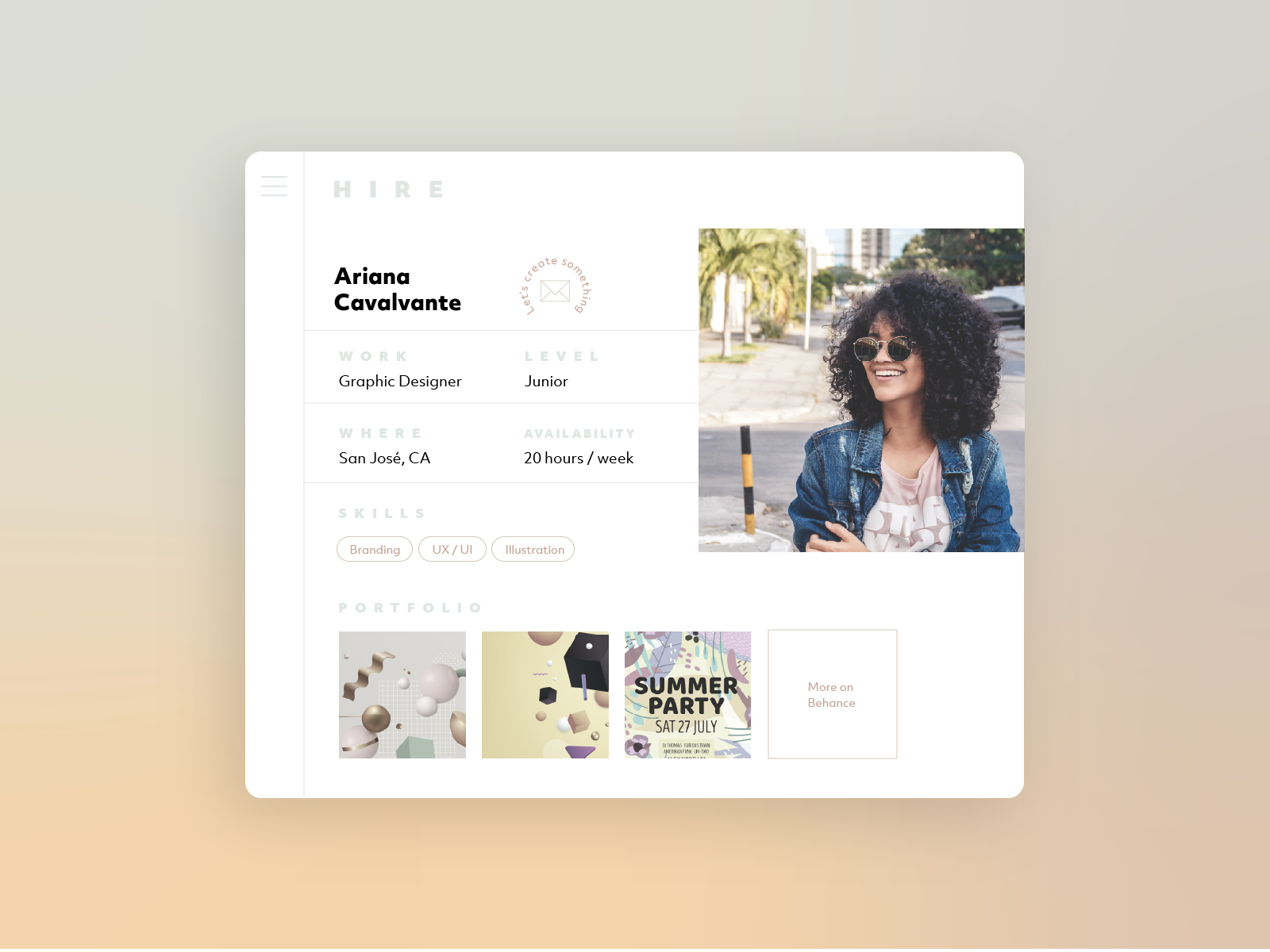 Daily UI #006 by Elise Pelchat on Dribbble