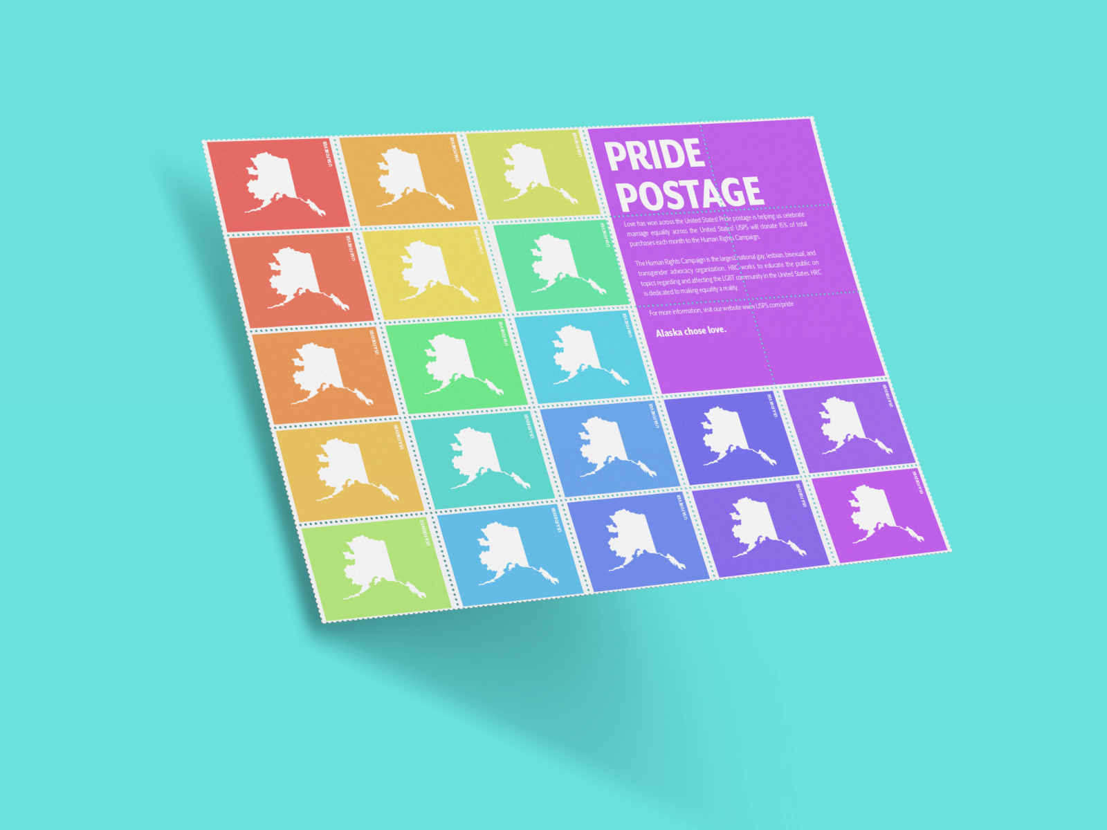 Pride Postage by Isabella Bianchini on Dribbble