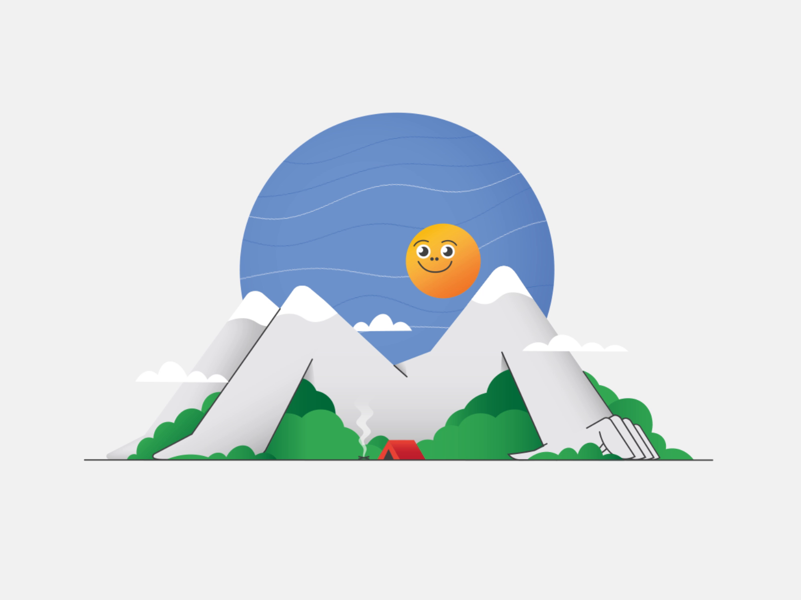 Missing nature by Radek Blonski on Dribbble