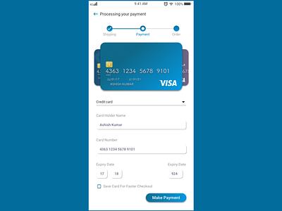 #DailyUI #002 by Ashish Kumar on Dribbble