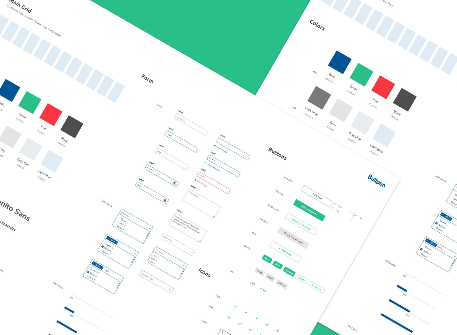 Bullpen Design System - Signup Flow by Tse Hung Chen on Dribbble