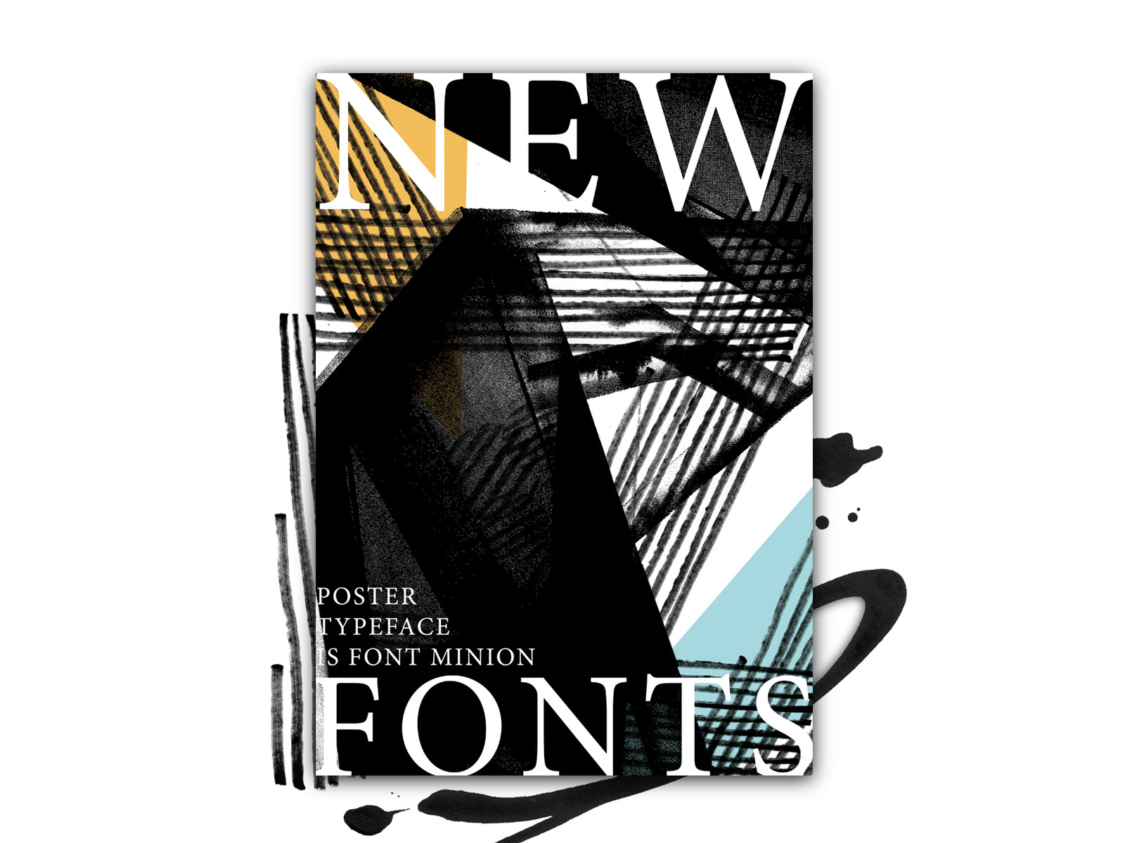 Poster_typography_m by Nataliia on Dribbble
