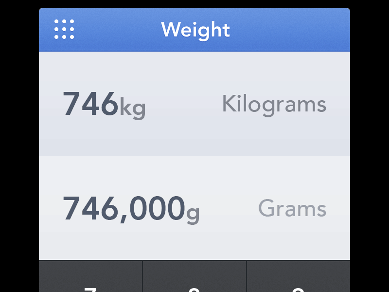 Unit Selection (animated) by coconut on Dribbble