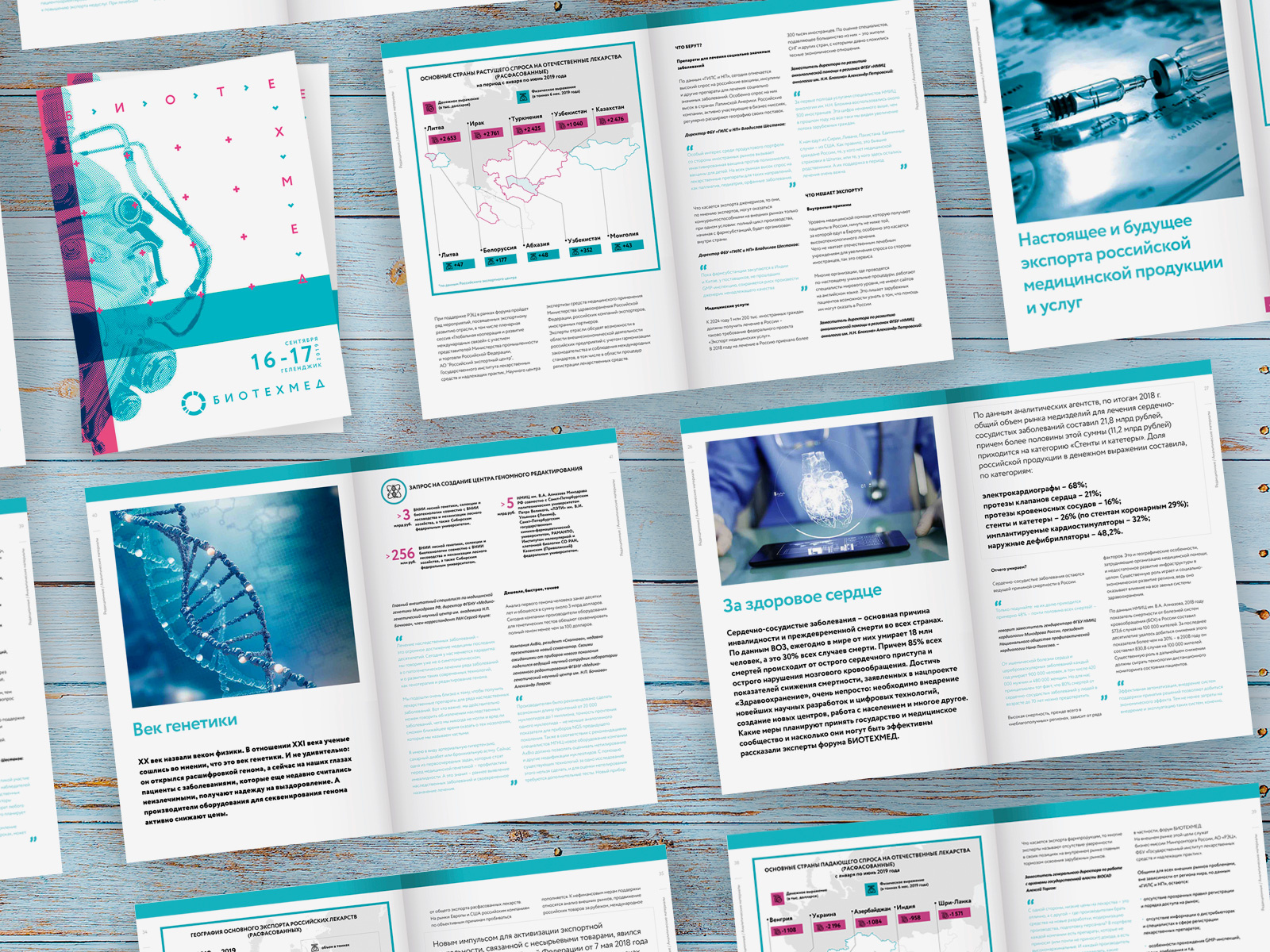 Design and layout of the book for the medical forum Biotechmed 2 by ...