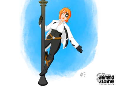 Caz Cosplays by Gemma Elaine on Dribbble