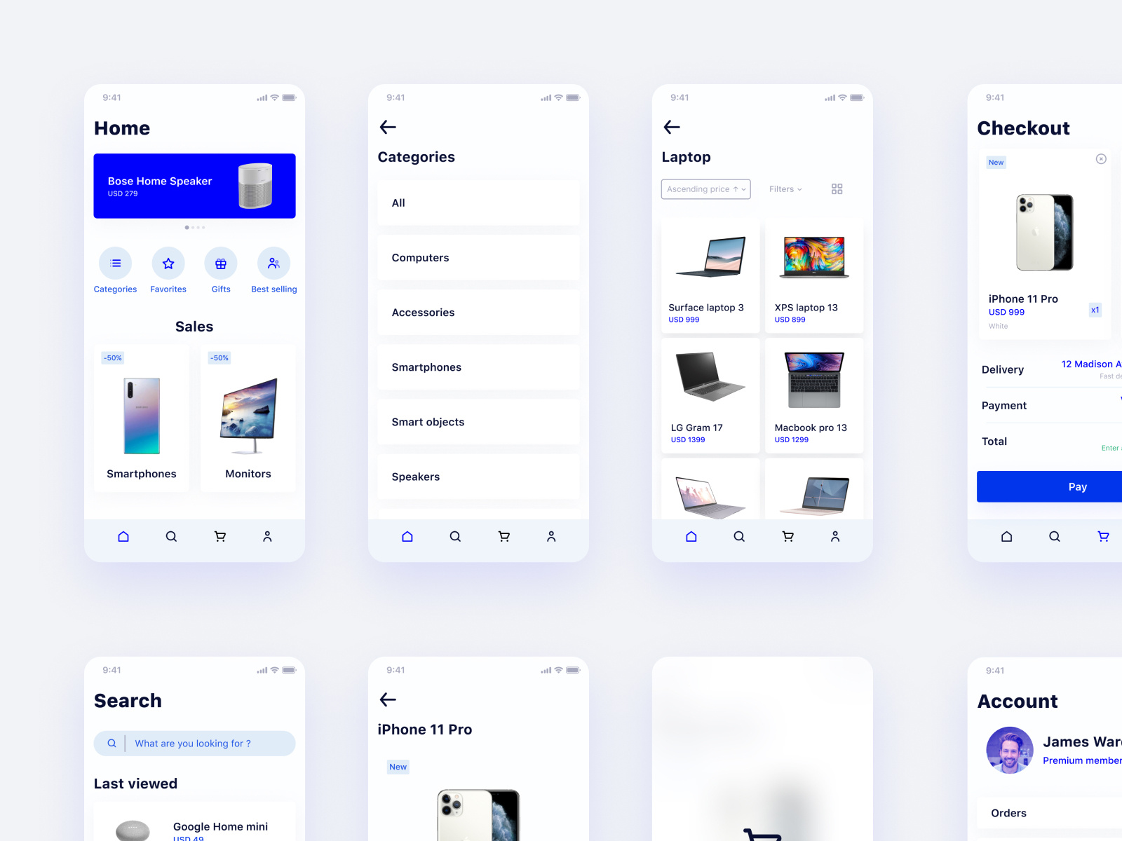 UI Kit 01 Available By Anthony Choren On Dribbble