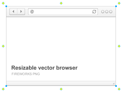 Resizable Vector Browser by John Dunning on Dribbble