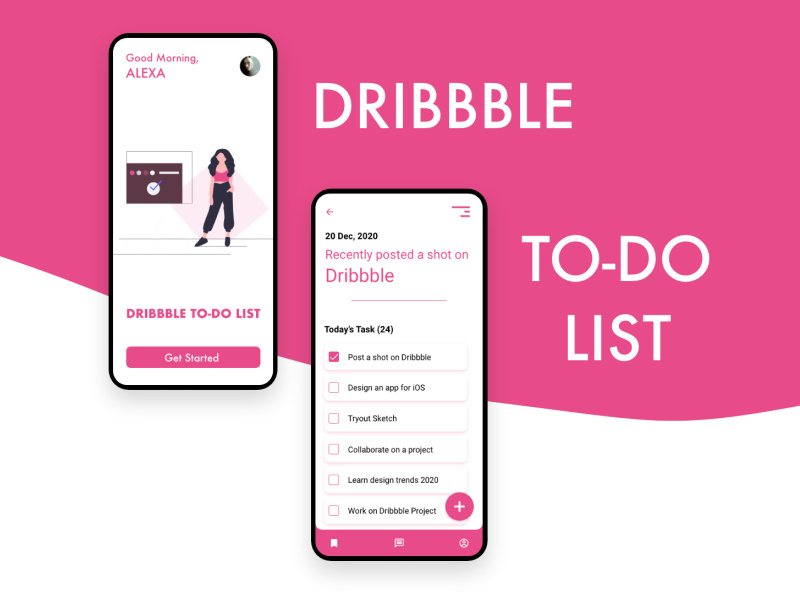 Day 42 - ToDo List by Pavel on Dribbble