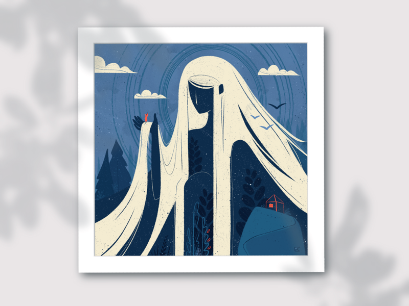 Mountain goddess by Ekaterina Zaiats on Dribbble