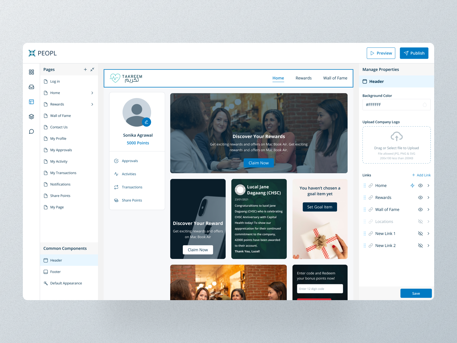 Web Page Builder Dashboard by Akash Solanki _ on Dribbble