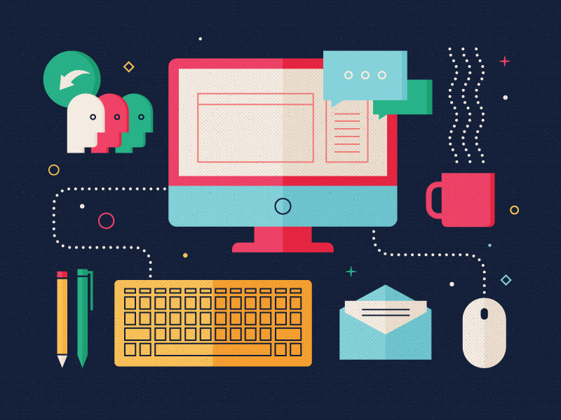 Daily Grind by Andrew Willoughby for Killer Visual Strategies on Dribbble