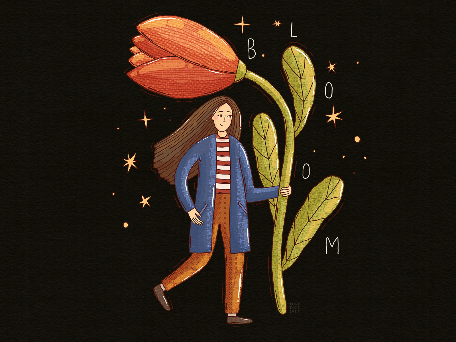Bloom by Tania Tania on Dribbble