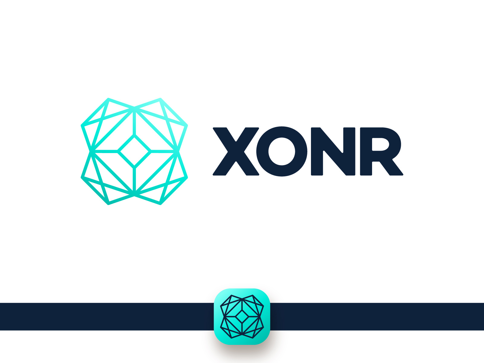 xonr logo by Lunarts on Dribbble
