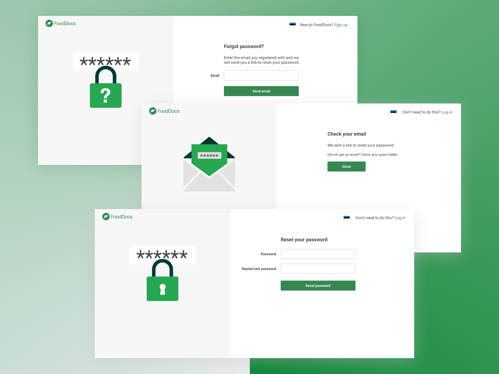 Forgot password by Pille on Dribbble