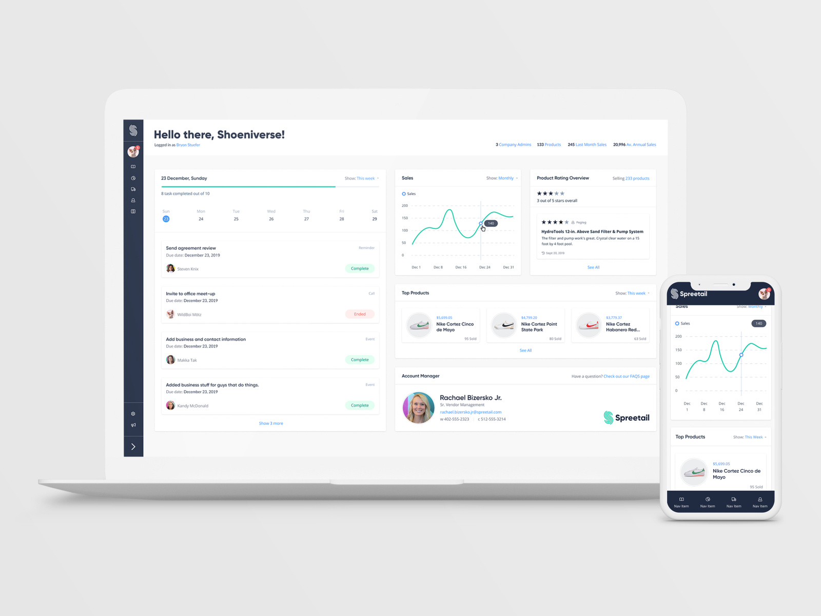 Vendor Portal by Bryon Stuefer on Dribbble