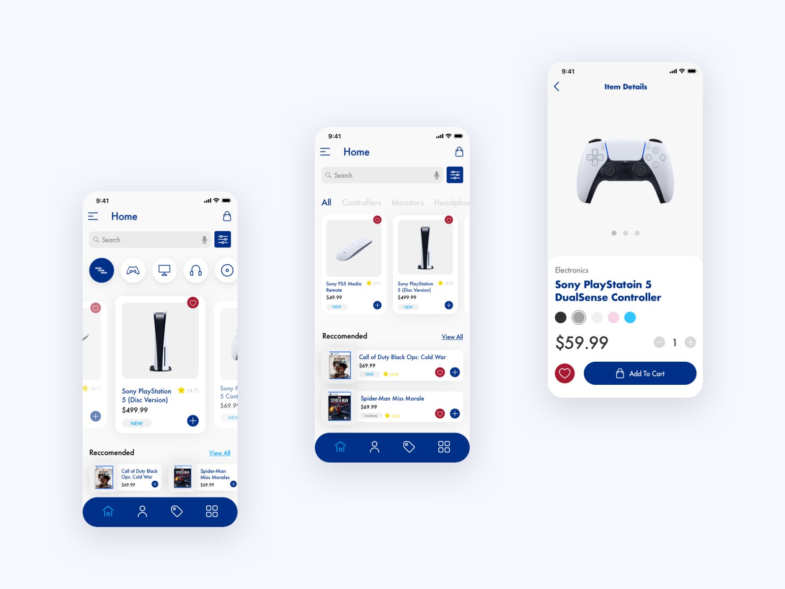 PS5 Mobile Shopping UI/UX Concepts by Brandon. on Dribbble
