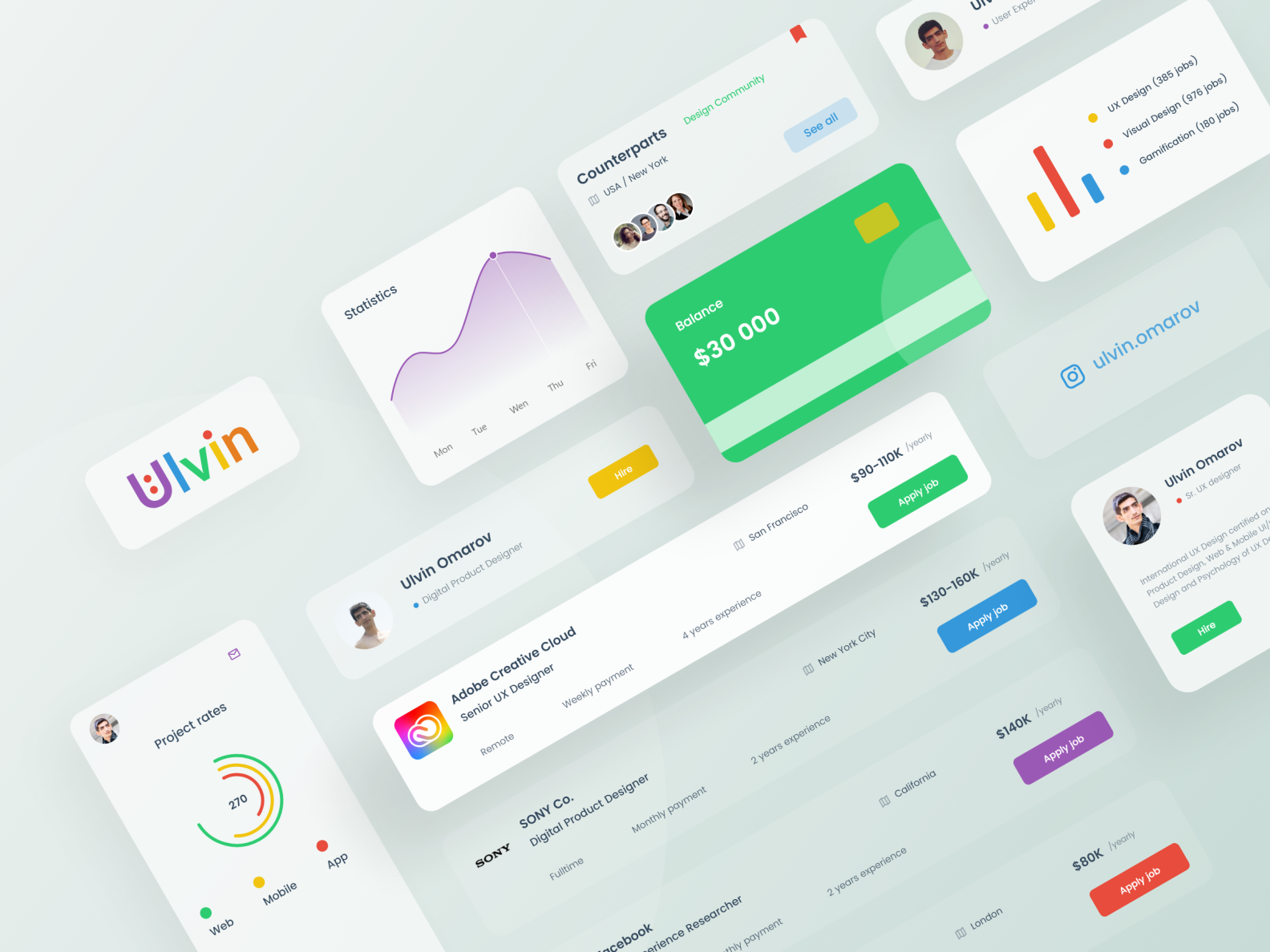 Pride month - UI/UX Dashboard by Ulvin Omarov on Dribbble