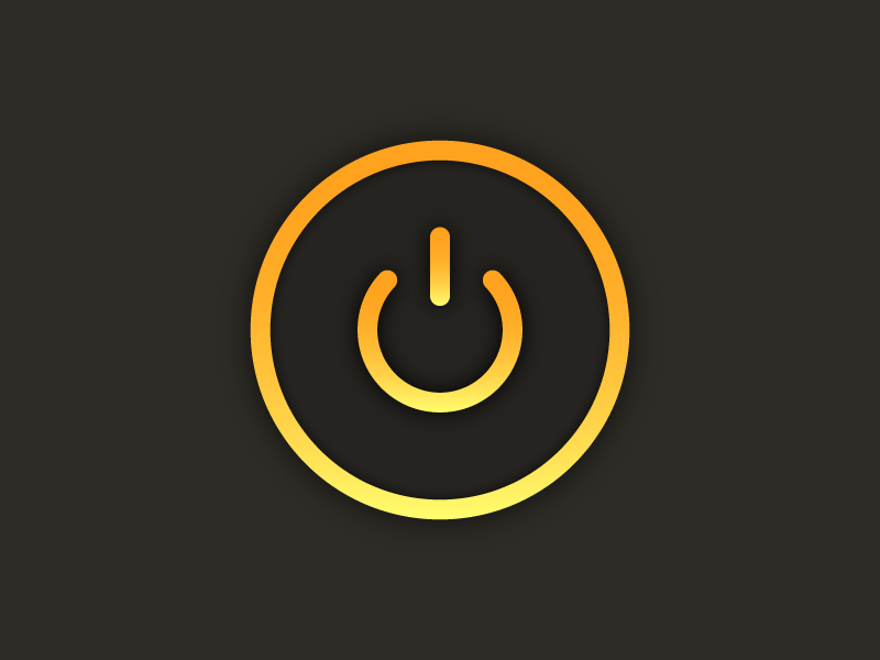 Power Button UI by Ulvin Omarov on Dribbble