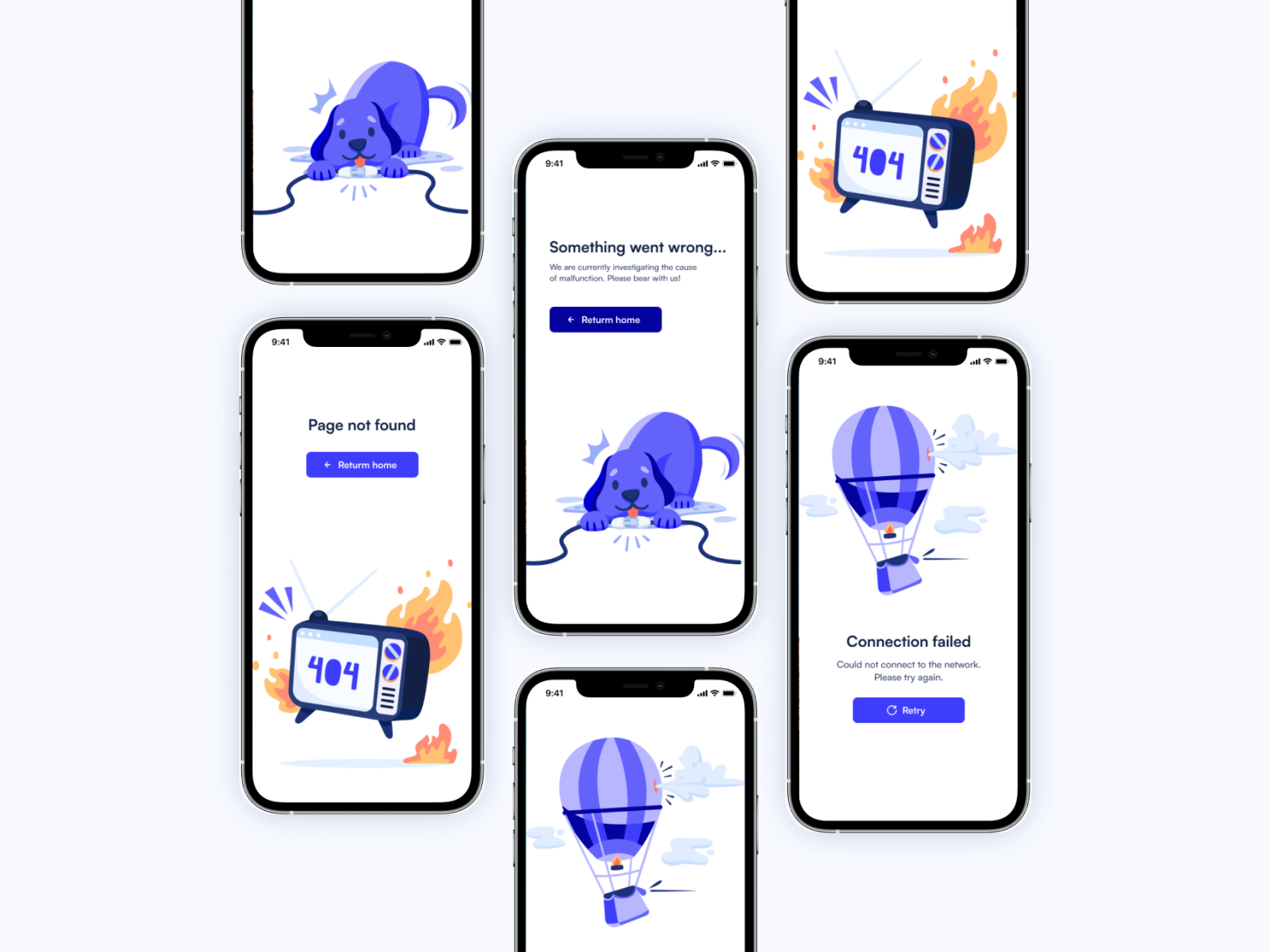 Error page - Daily UI 008 by Micsaela on Dribbble