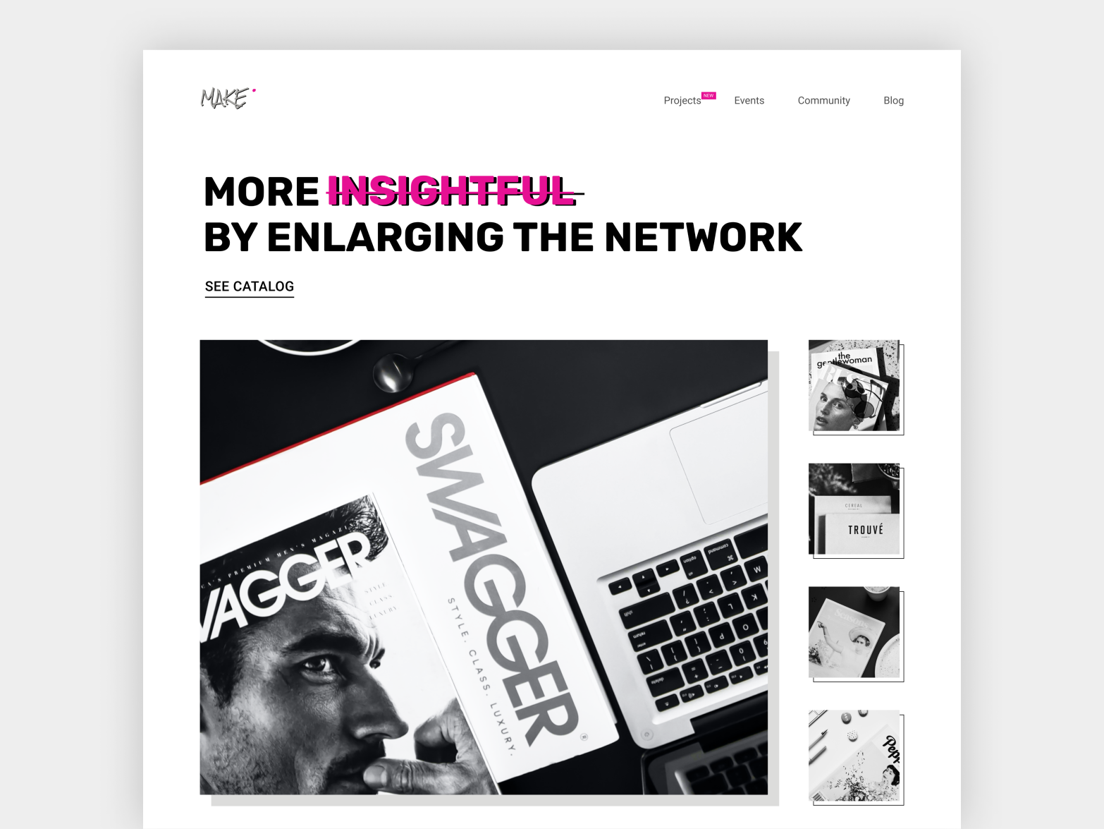 MAKE DOT WEBSITE by Axyter on Dribbble