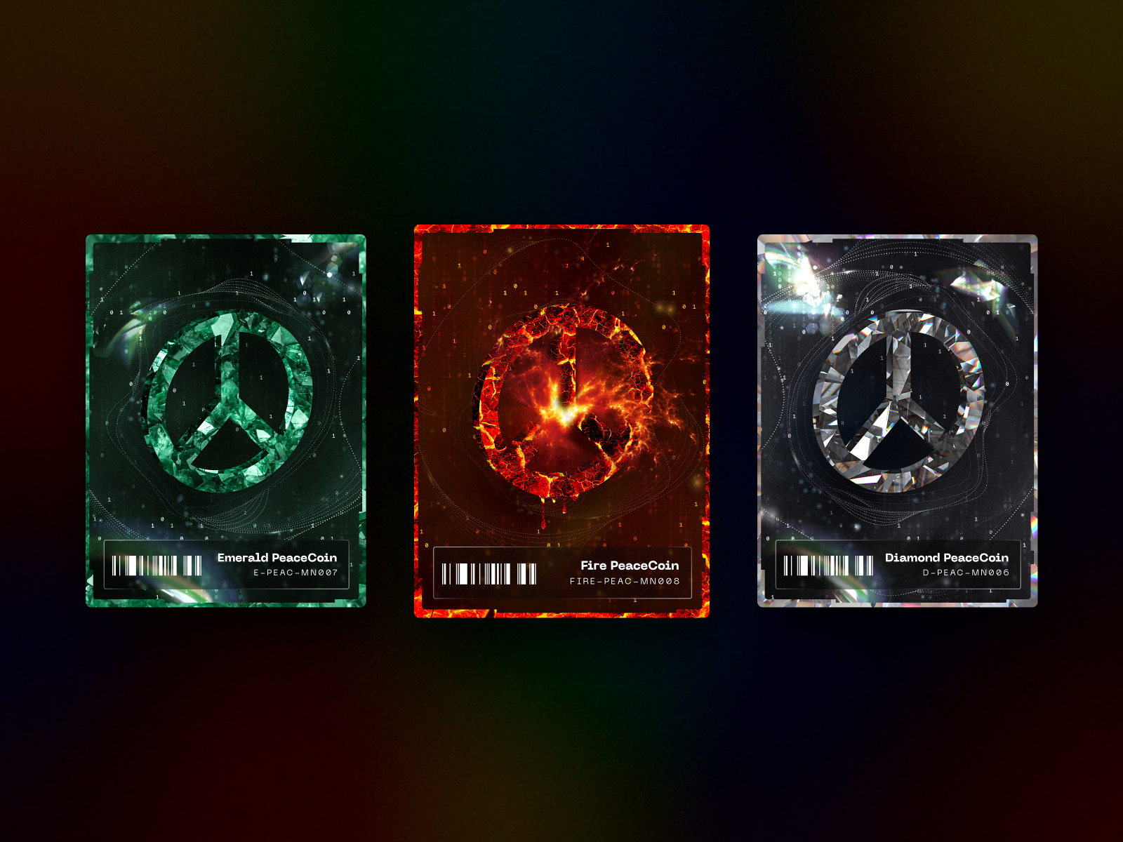 Peace Coin Finance - Crypto Coin NFT's Staking cards by Pitu Alexandru ...