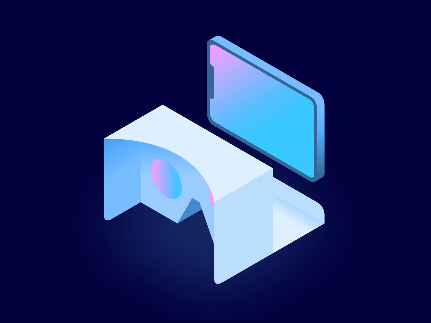 VR Mobile App Illustration by Gleb Bero on Dribbble